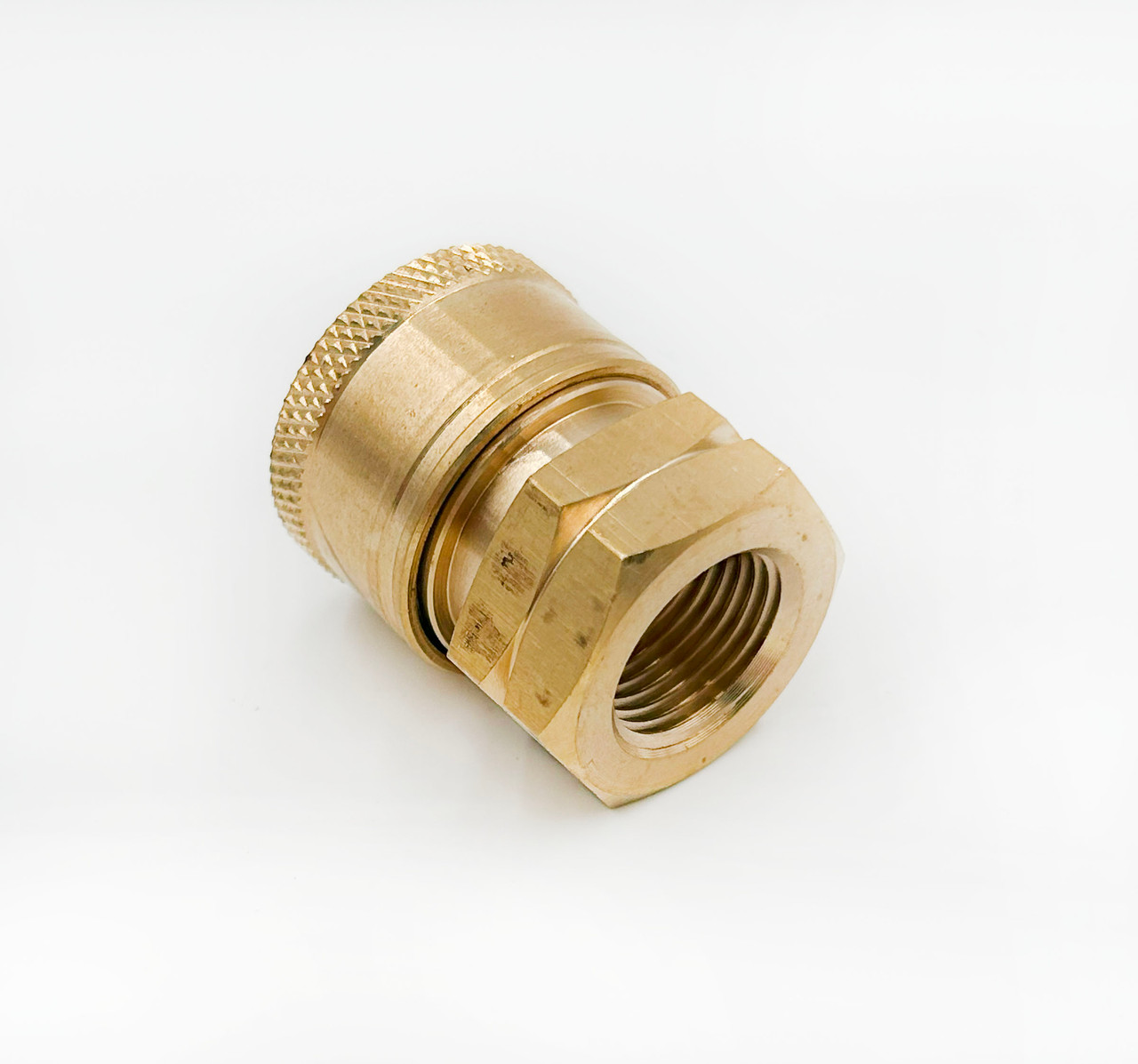 Quick Disconnect Socket - 3/8" F Socket - Brass | J.E. Adams